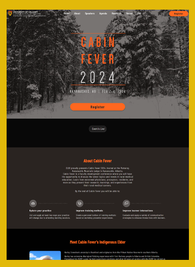 vFairs Landing Page Showcase