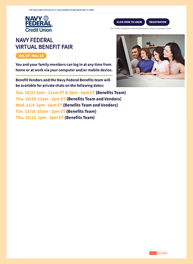 vFairs Landing Page Showcase