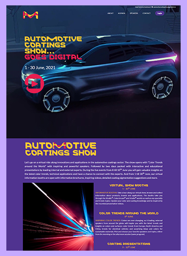 vFairs Landing Page Showcase