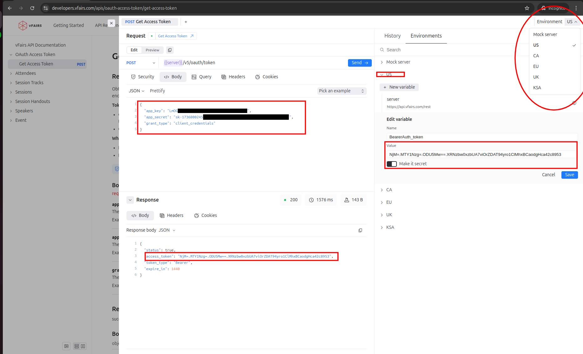 Explore APIs - vFairs API