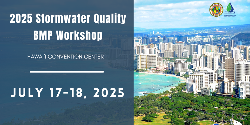 Stormwater Quality BMPs Workshops 2025